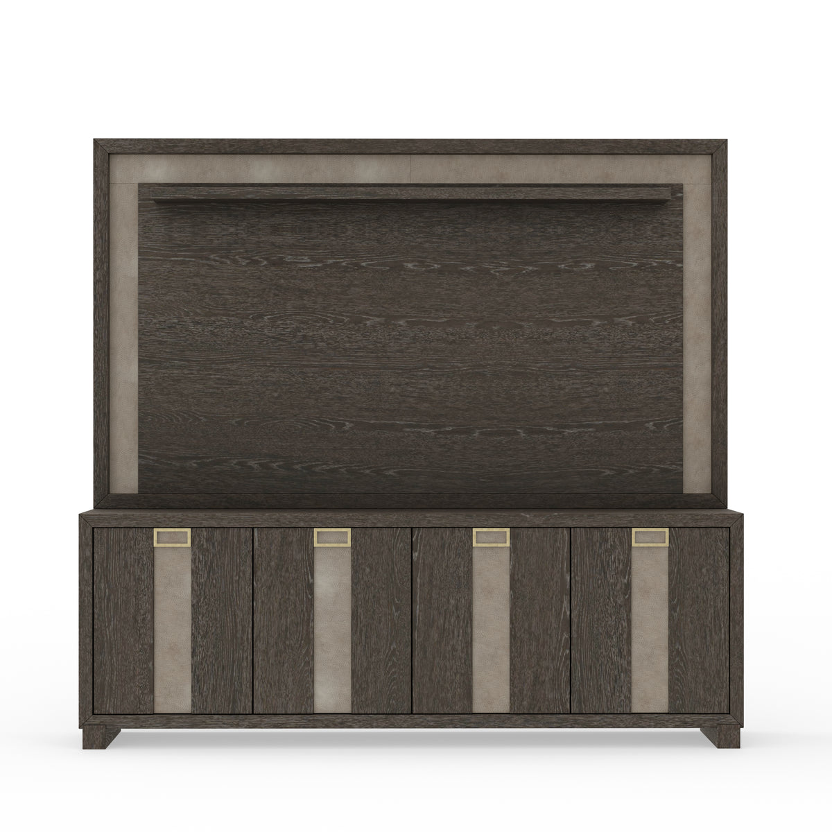 ASCENT 90 in. TV Console with Hutch & Back Panel - Parker House Furniture