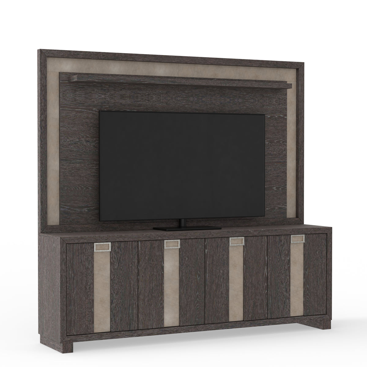 ASCENT 90 in. TV Console with Hutch & Back Panel - Parker House Furniture