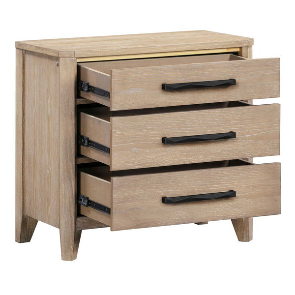 BRECKENRIDGE BEDROOM 3 Drawer Nightstand with USB/C Port - Parker House ...