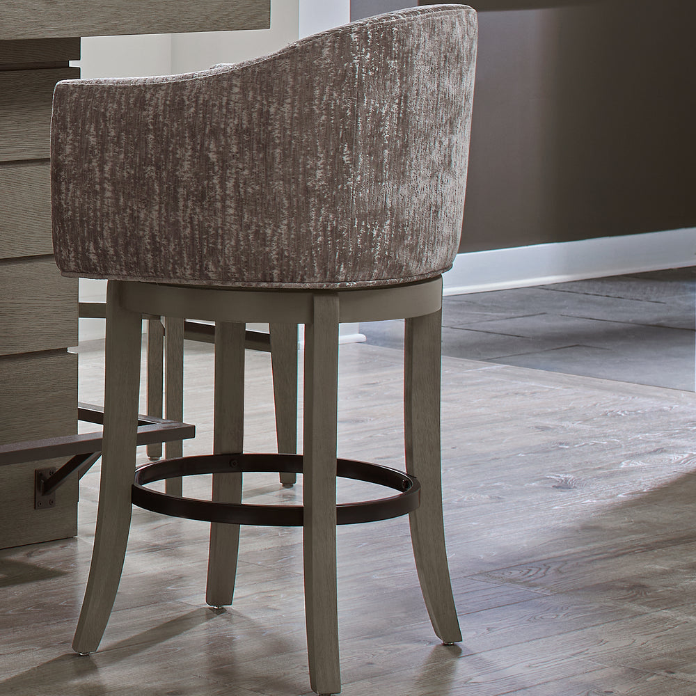 PURE MODERN DINING Upholstered Swivel Barstool - Parker House Furniture