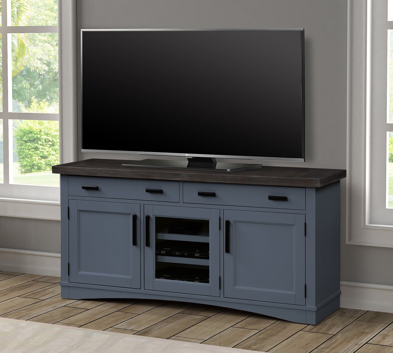 AMERICANA MODERN - DENIM 63" TV Console - Parker House Furniture