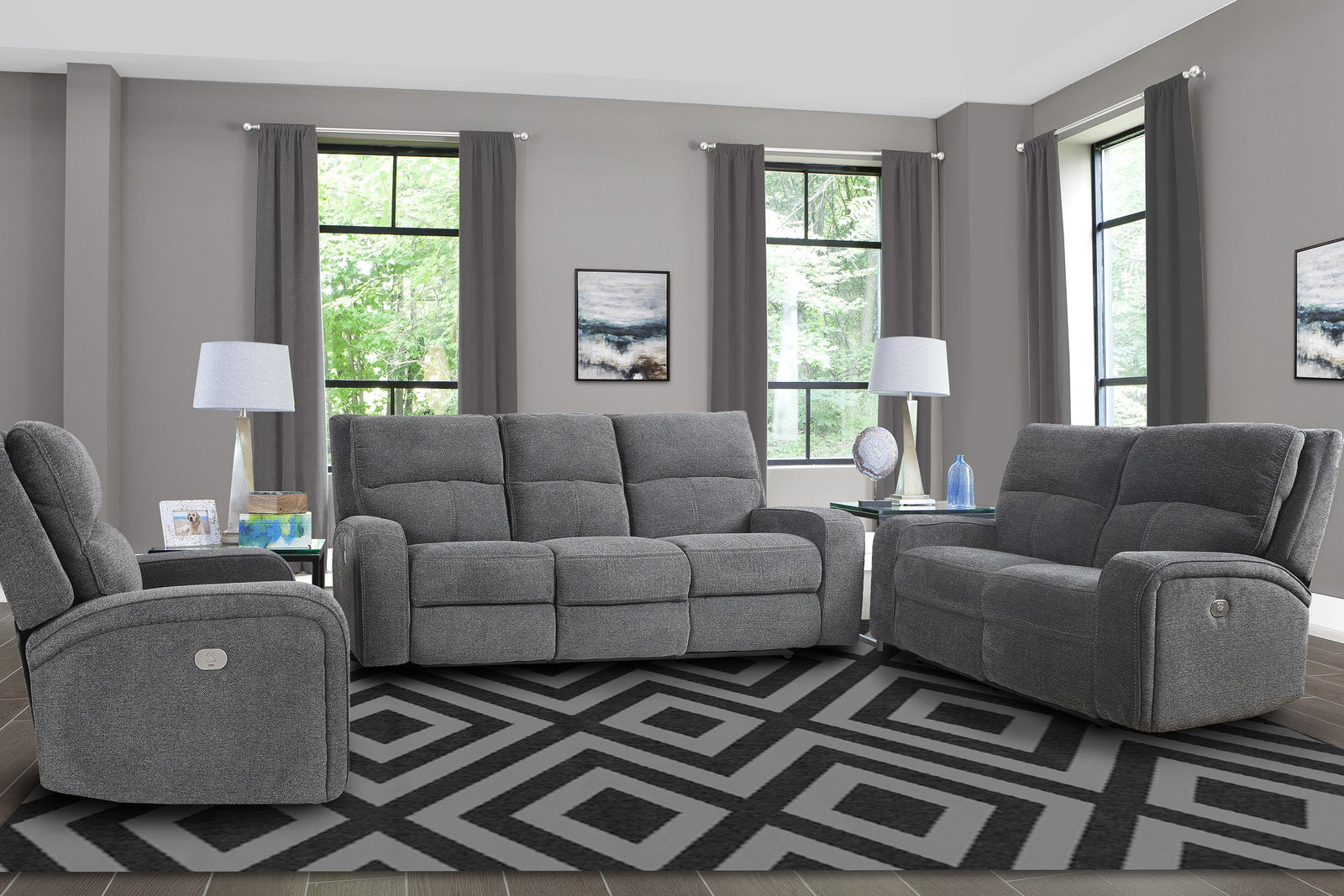 POLARIS - KAHLUA Power Loveseat - Parker House Furniture